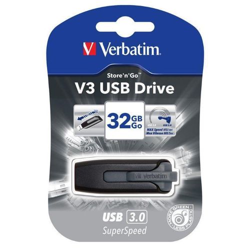 Verbatim V3 USB 32GB 3.0 Grey (49173)