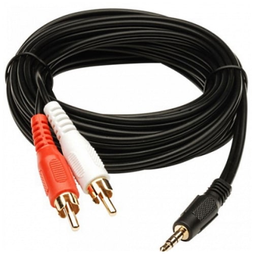 Audio kabl (3,5mm stereo jack na 2 RCA jack) 10m