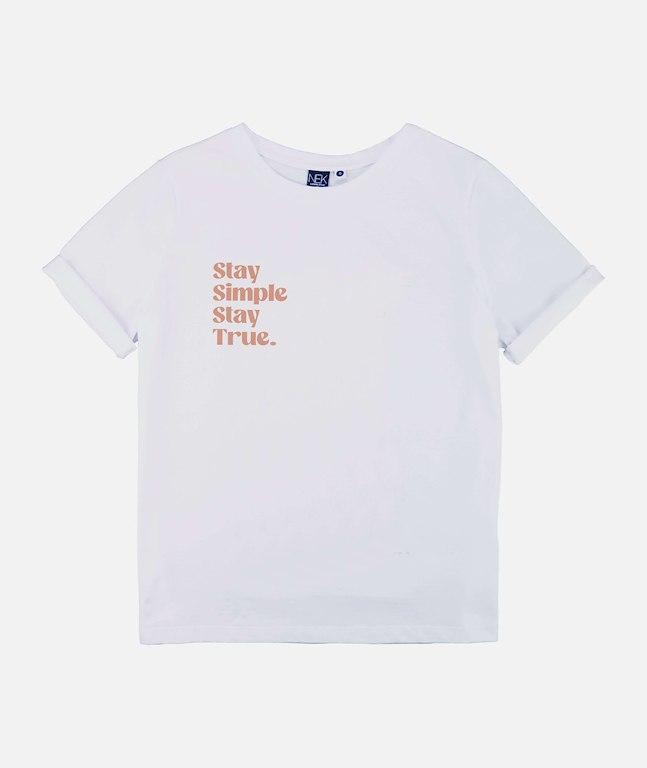 STAY SIMPLE – White