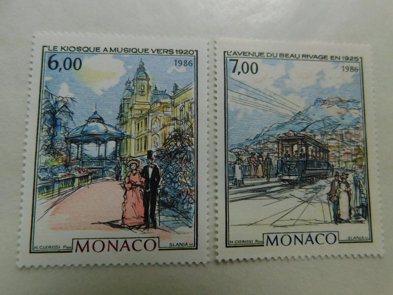 MONACO 1986 KOMPLET ČISTA SERIJA