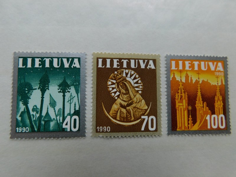 LIETUVA 1991 KOMPLET ČISTA SERIJA