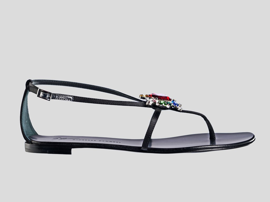 GIUSEPPE ZANOTTI SANDALE E400077-002/PL24 NERO
