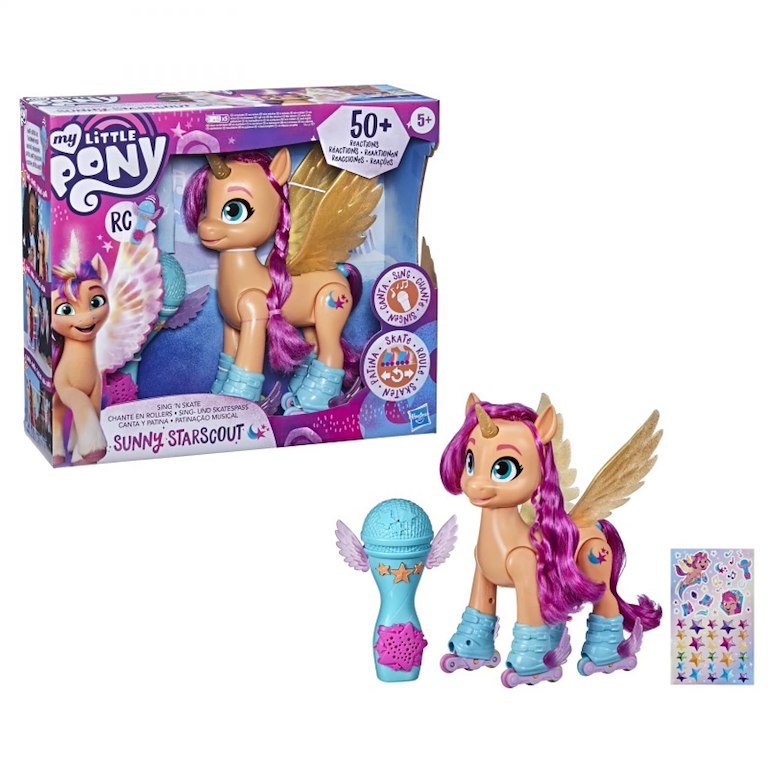 MY LITTLE PONY SING N SKATE INTERAKTIVAN PONI