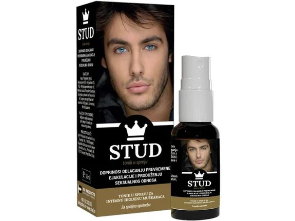 PP Products Stud control sprej (sprej na bazi lokalnog anestetika za odlaganje prevremene ejakulacije i produzenje seksualnog odnosa - 30ml)