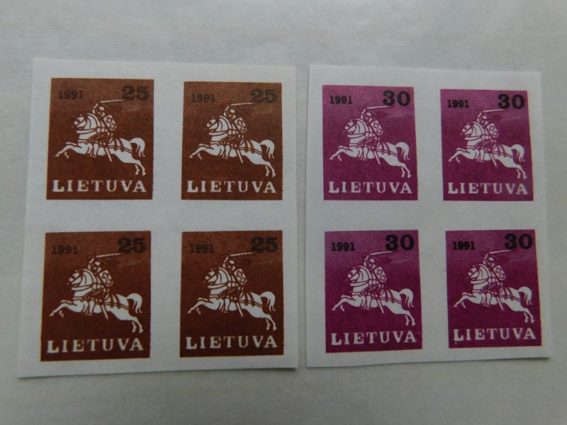 LIETUVA 1991 KOMPLET ČISTA SERIJA