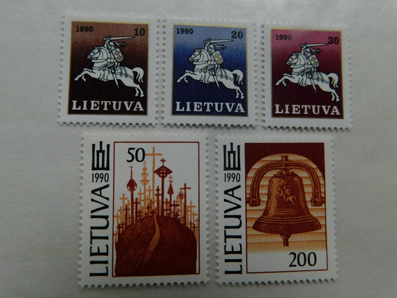 LIETUVA 1991 KOMPLET ČISTA SERIJA