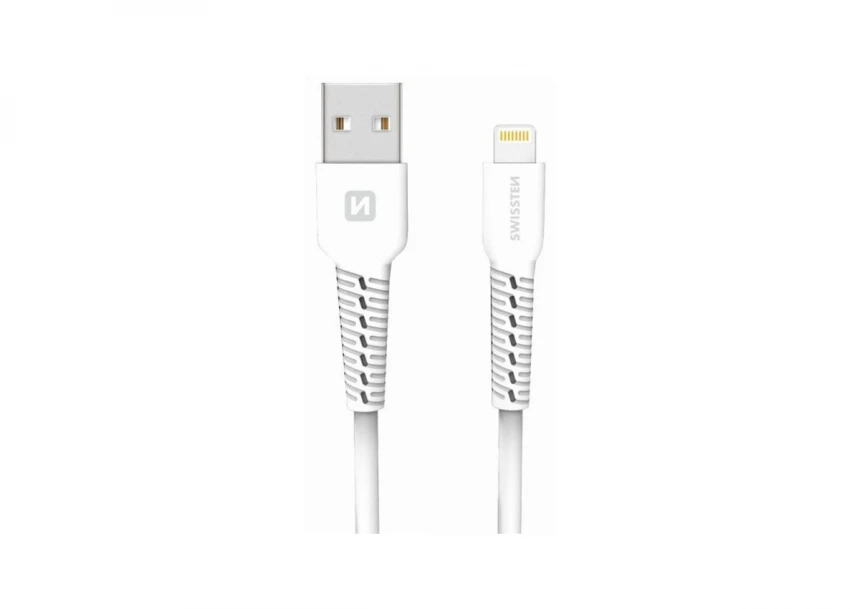 DATA CABLE SWISSTEN USB / LIGHTNING 1,0 M WHITE