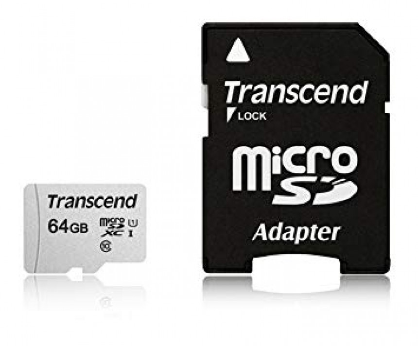 Micro SD 64GB Class 10, Ultra High Speed Class 1 (U1) with Adapter
