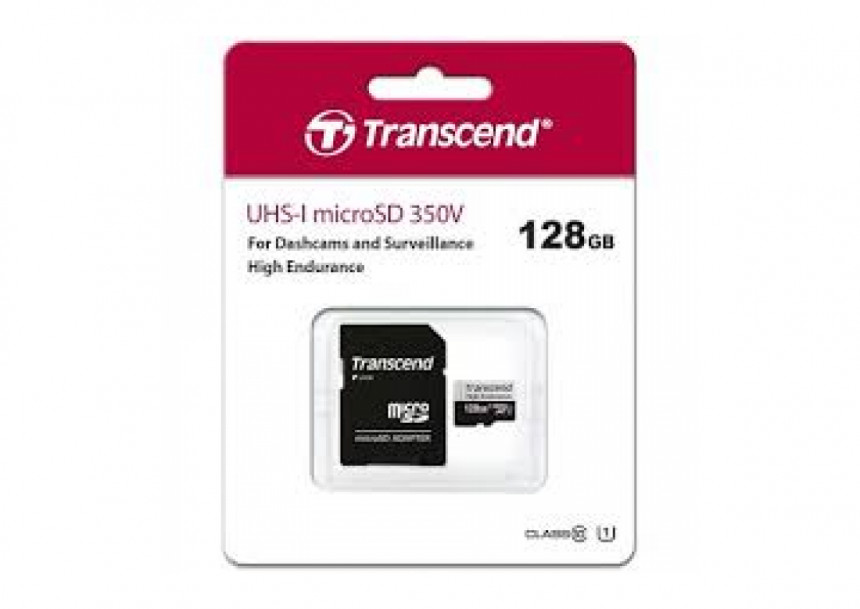128GB microSD w/ adapter U1, High Endurance microSDXC 350V, Read/Write 95/45 MB/s