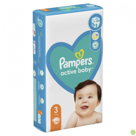 Pelene PAMPERS 3 MIDI 6-10KG 66KOM