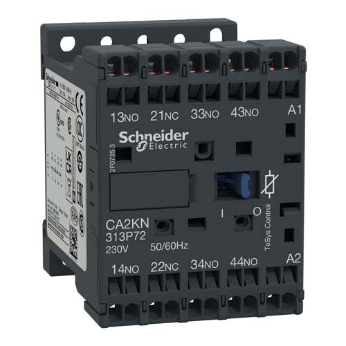 SE control relay TeSys K 4P(3NO+1NC) 690V 230V AC coil with integral suppression device