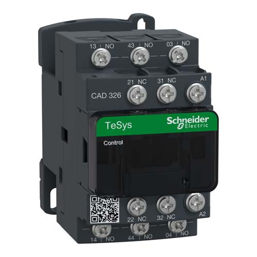 SE Control relay TeSys Deca 3NO+2NC 0 to 690V 240VAC 50/60Hz standard coil Lugs-ring terminals