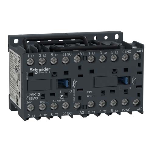 SE reverzni kontaktor TeSys K 3P AC-3/AC-3e 440V 12A 1NC 24V DC niska potrošnja
