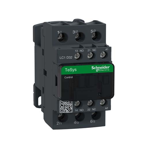 SE Contactor TeSys Deca 3P(3NO) AC-3/AC-3e <=440V 32A 115V AC 50/60Hz coil screw clamp terminals