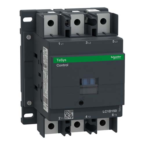 SE Contactor TeSys Deca 3P(3NO) AC-3/AC-3e <=440V 150A 208V AC 50/60Hz coil lugs/bars terminals