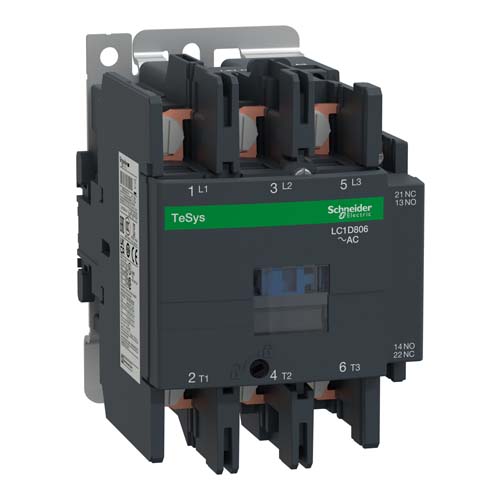 SE TeSys D kontaktor – 3P(3 NO) – AC-3 – <= 440 V 80 A - 24 V AC 50/60 Hz kalem