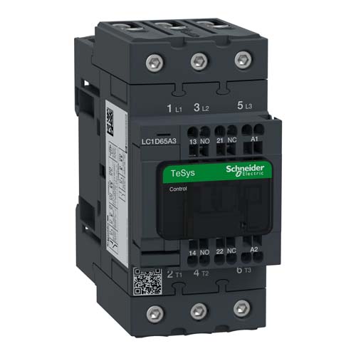 SE TeSys D kontaktor – 3P(3 NO) – AC-3 – <= 440 V 65 A - 110 V AC 50/60 Hz kalem