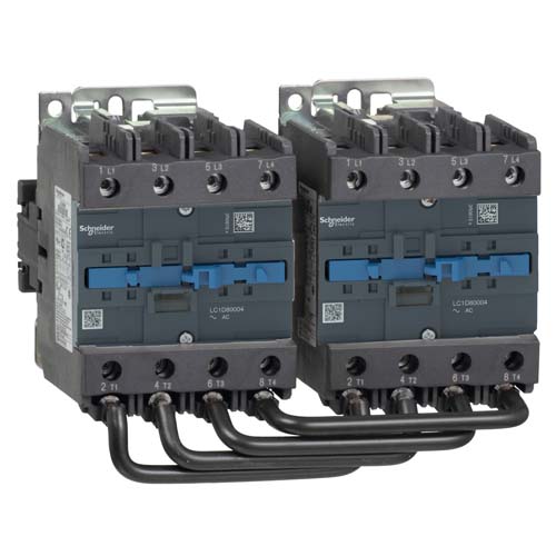 SE Changeover Contactor TeSys Deca 4P(4NO) AC-1 <=440V 125A 220V AC 50/60Hz coil 50/60Hz screw clamp terminals