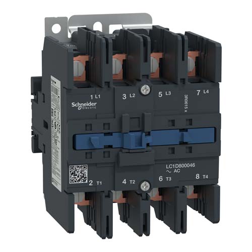 SE Contactor TeSys Deca 4P(4NO) AC-1 <=440V 125A 220V AC 50/60Hz coil ring-lug terminals