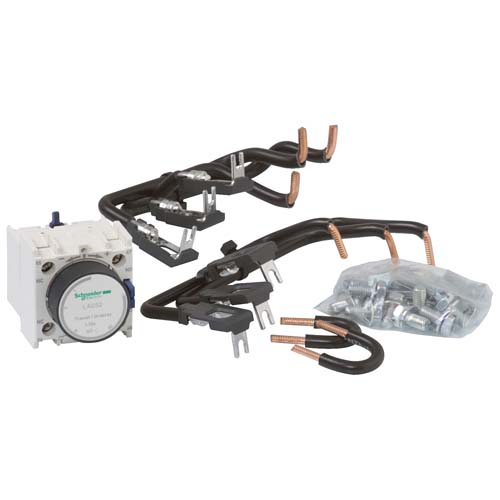 SE Kit for assembling star delta starters for 3xcontactors LC1D40-D50 with time delay block