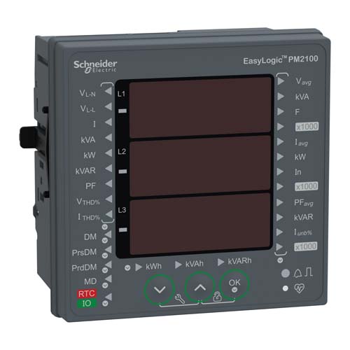 SE EasyLogic PM2130 merač energije i snage do 31. harmonika LED displej RS485 klasa 0.5S