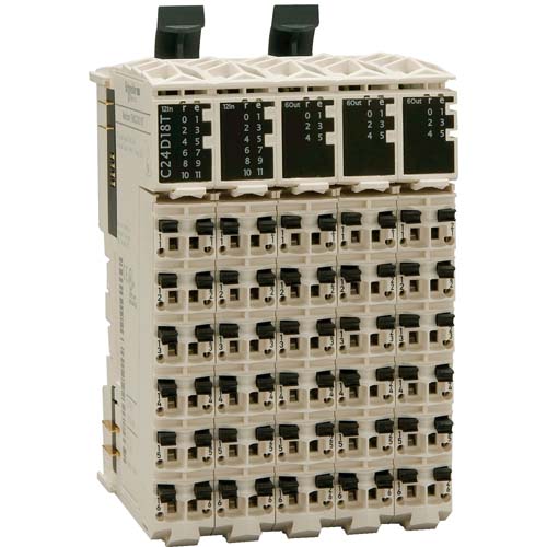 SE kompaktni I/O blok za proširenje TM5 – 42 I/O – 24 DI – 18 DO tranzistorski