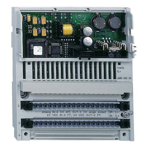 SE distributed analog/discrete I/O – 4 I / 8 O discrete – 6 I / 4 O analog