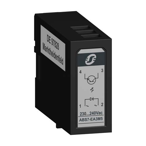 SE plug-in solid state relay- 12.5 mm – input – 230..240 V AC 50HZ