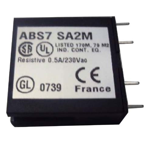 SE plug-in solid state relay – 10 mm – output – 24..240 V AC – 0.5 A