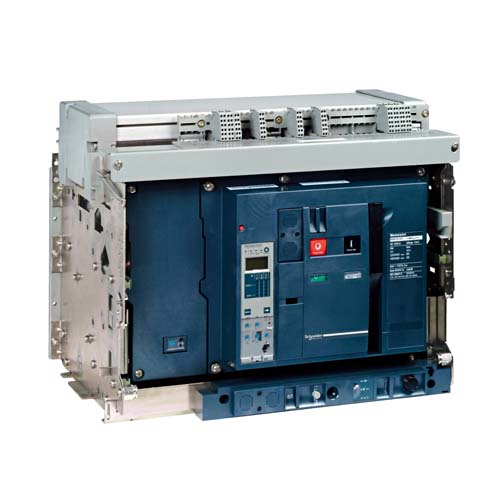 SE Circuit breaker frame MasterPact NW16H1 1600A 65kA/440VAC 50/60Hz (Icu) 4P right Neutral drawout no control unit