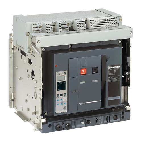 SE Circuit breaker frame MasterPact NW32H1 3200A 65kA/440VAC 50/60Hz (Icu) 4P right Neutral fixed no control unit