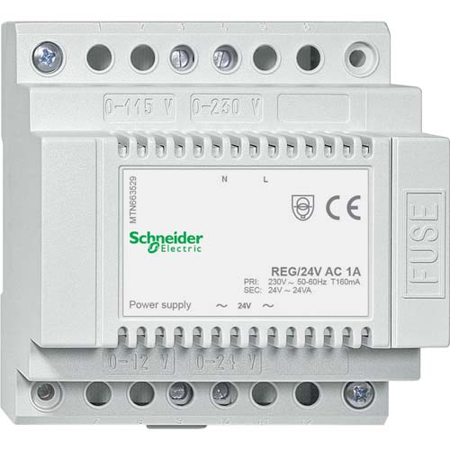 SE Power supply REG AC 24 V/1 A light grey
