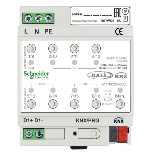 SE KNX DALI-Gateway Basic REG-K/1/16/64