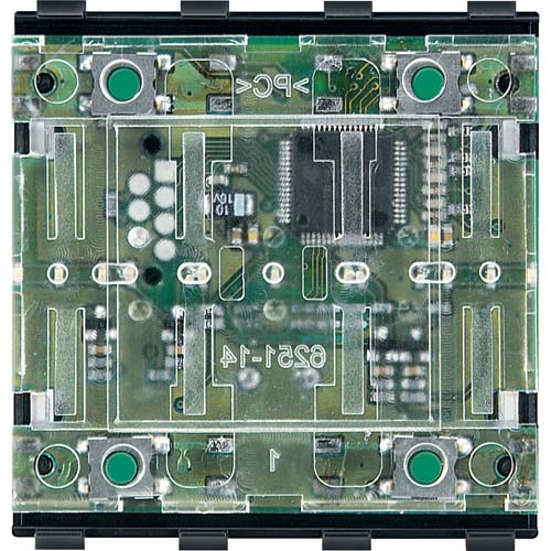 SE KNX push-button module 2-gang System M