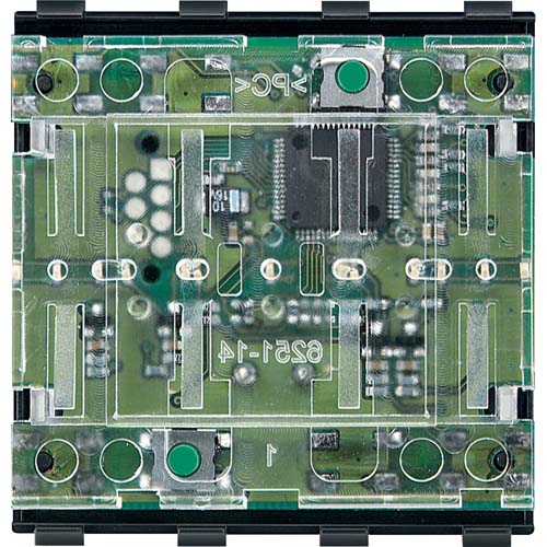 SE KNX push-button module 1-gang System M