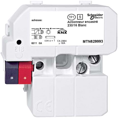 SE Switch actuator flush-mounted/230/16 polar white