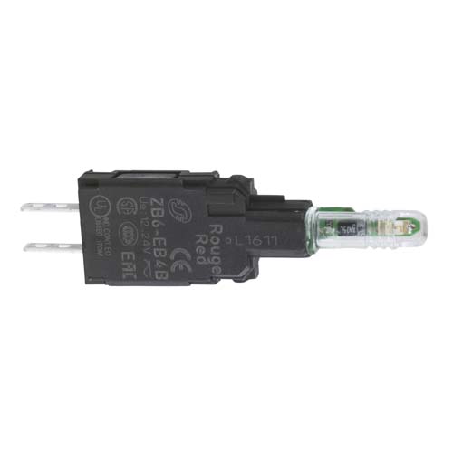SE Complete body for pilot lights Harmony XB6 green light block with body/fixing collar integral LED 48â€¦120V AC