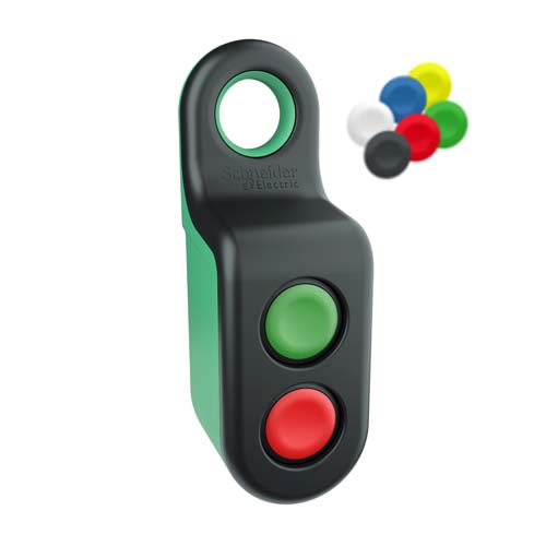 SE Wireless and batteryless transmitter Harmony XB5R plastic black 2 simples action