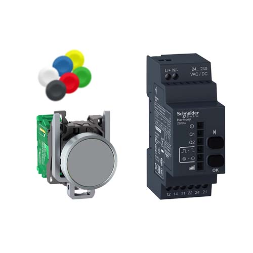 SE set SPS – XB4 – Ø22 mm metalni – programabilni prijemnik – 24..240 V AC / DC