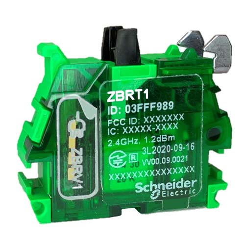 SE Transmitter for wireless and batteryless push button Harmony XB5R plastic black