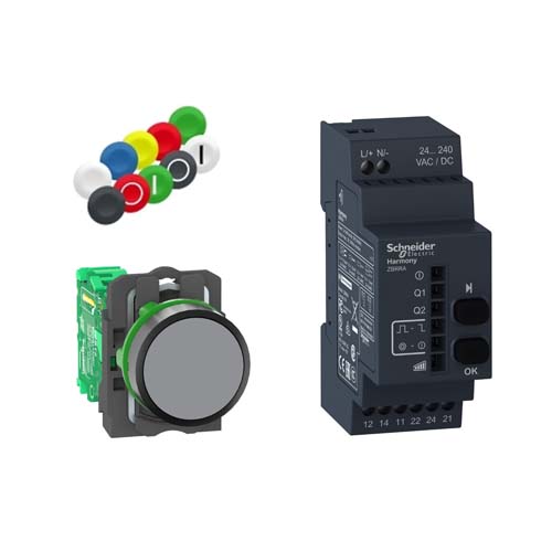 SE set SPS – XB5 – Ø22 mm plastični – programabilni prijemnik – 24…240 V AC / DC