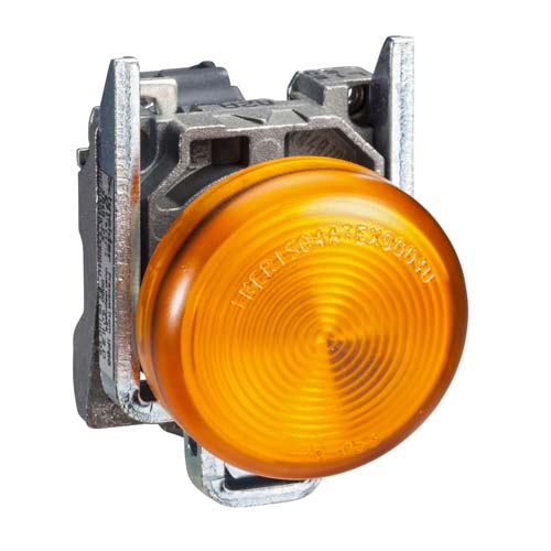 SE okrugla lampica Ø 22 – IP65 – narandž.-integr. LED – 230..240 V – stopice-ATEX