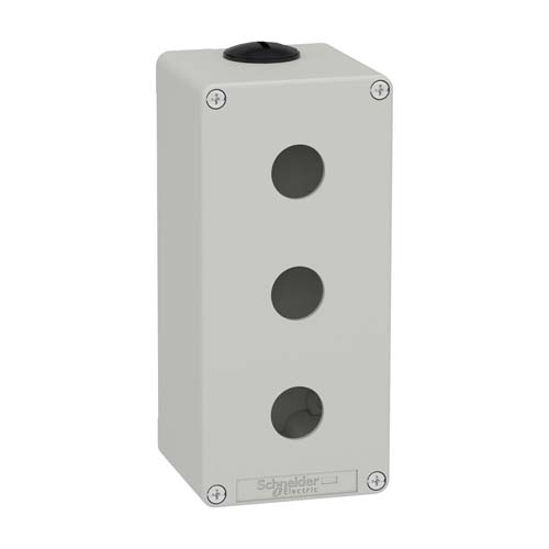 SE Die cast empty control station Harmony XAP XB2 SL zinc alloy grey M25 3 cut outs 22mm 80x175x77mm