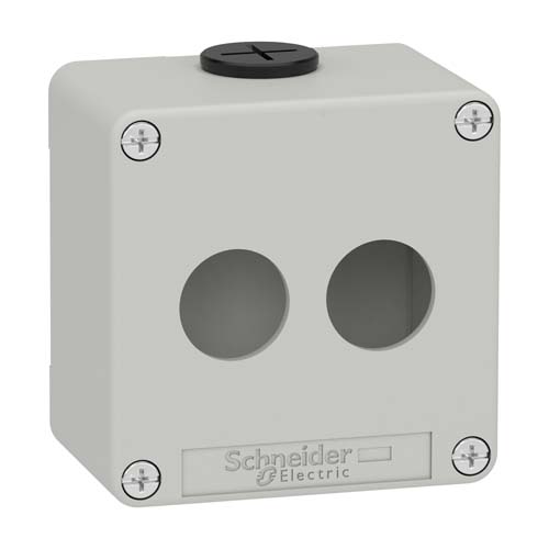 SE Die cast empty control station Harmony XAP XB2 SL zinc alloy grey M20 2 cut outs 22mm 80x80x515mm UL cULus