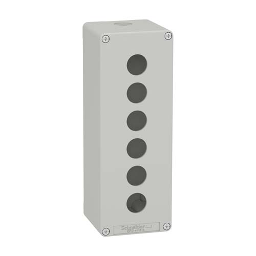 SE Die cast empty control station Harmony XAP XB2 SL zinc alloy grey M25 6 cut outs 22mm 80x220x77mm
