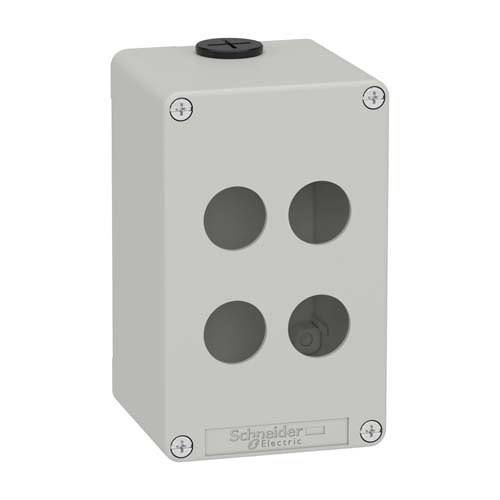 SE Die cast empty control station Harmony XAP XB2 SL zinc alloy grey M20 4 cut outs 22mm 80x130x77mm UL cULus