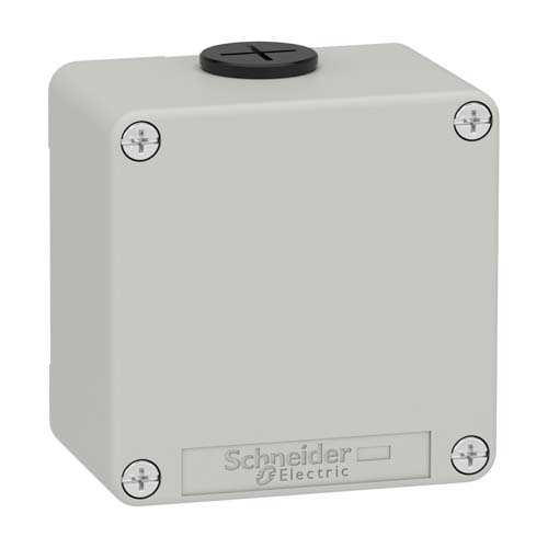 SE Die cast empty control station Harmony XAP XB2 SL zinc alloy grey M20 undrilled 80x80x515mm UL cULus