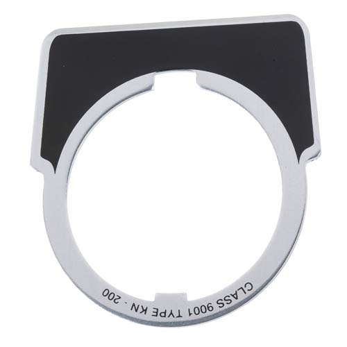 SE Blank legend Harmony 9001K Harmony 9001SK 30mm aluminium black with silver letters 40x43mm