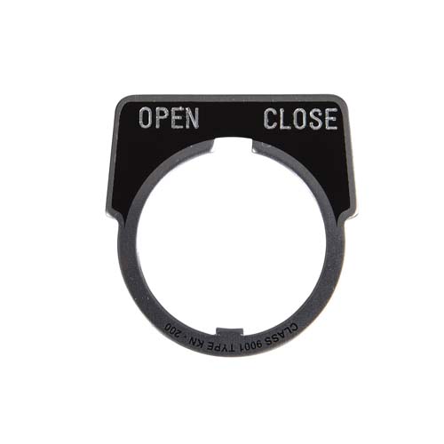 SE Legend Harmony 9001K Harmony 9001SK 30mm aluminium black with silver letters 40x43mm marking OPEN-CLOSE