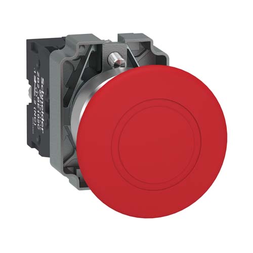 SE Sigurnosno zaustavljanje Easy Harmony XB2 metalni crveni pečurka 40mm 22mm otpuštanje povlačenjem 1NC